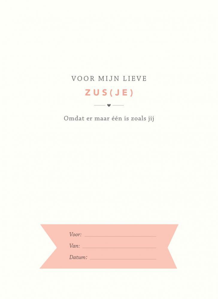 Elma van Vliet - Voor mijn zus(je) Kopen? ⋆ Invulboekjes.nl