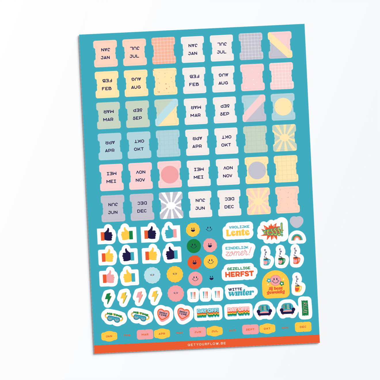 Get Your Flow Maandtabs - Stickers Kopen? ⋆ Invulboekjes.nl