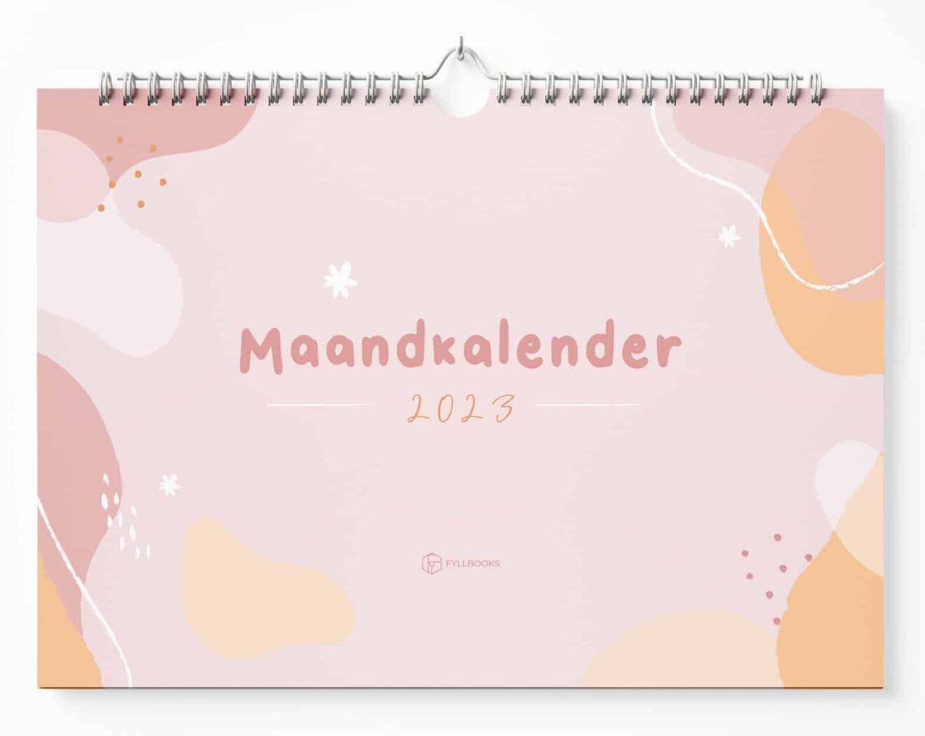Fyllbooks Maandkalender 2023 - A4 - Pastel Kopen? ⋆ Invulboekjes.nl