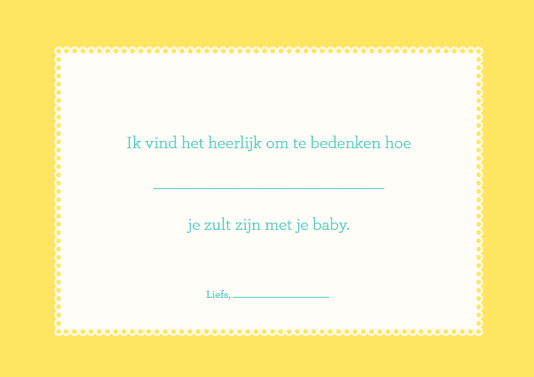 Wensen, adviezen en blije gedachten voor de nieuwe baby en de ...