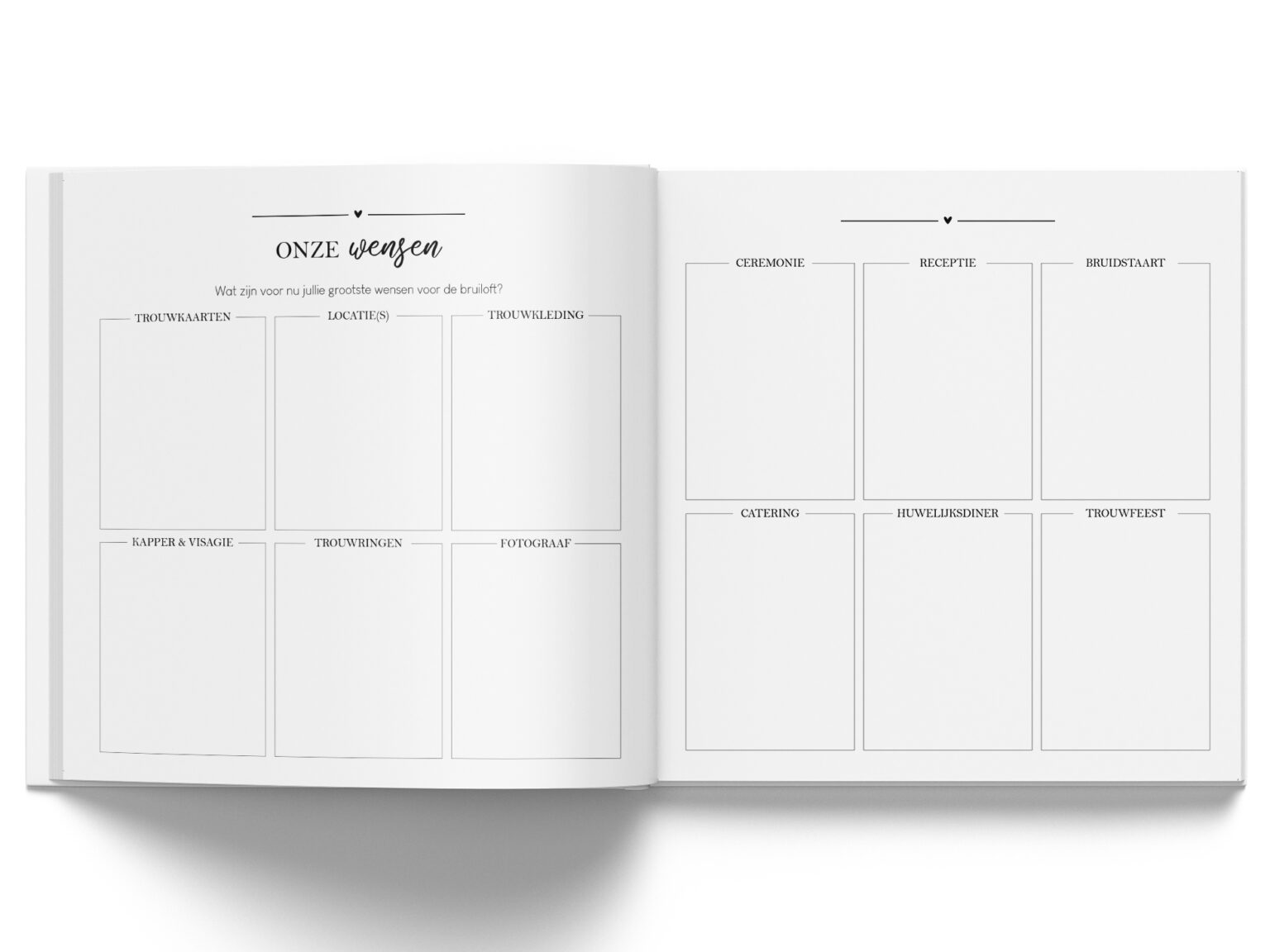 Fyllbooks Onze Wedding Planner - Beige Kopen? ⋆ Invulboekjes.nl
