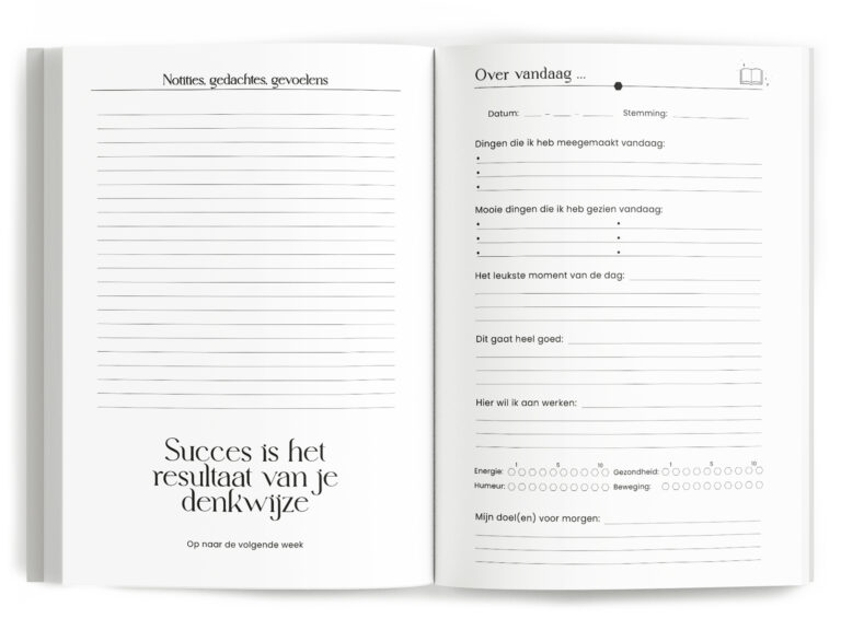 Fyllbooks Een moment per dag dagboek - Beige Kopen? ⋆ Invulboekjes.nl
